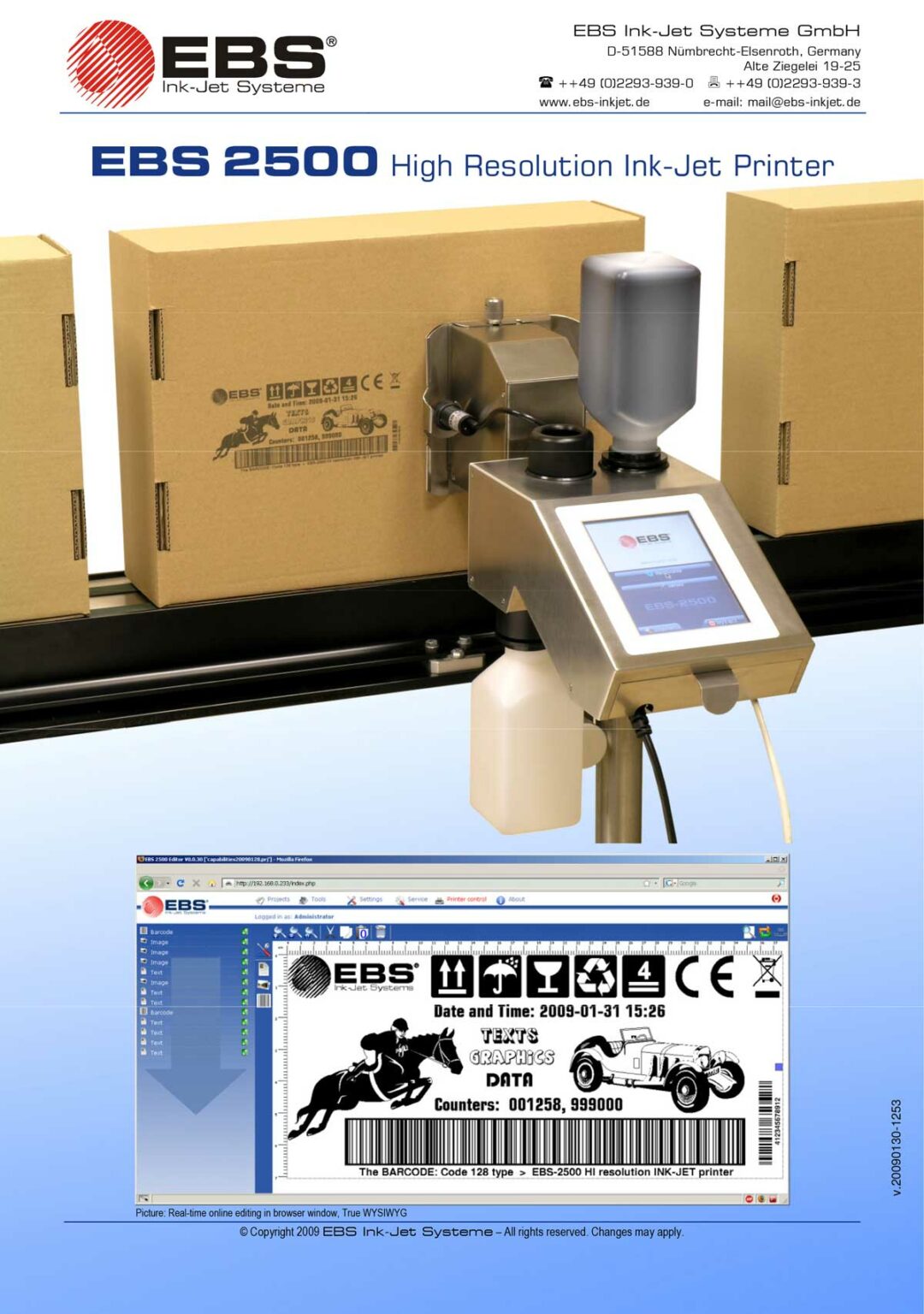 Product Brochures – EBS Inkjet USA