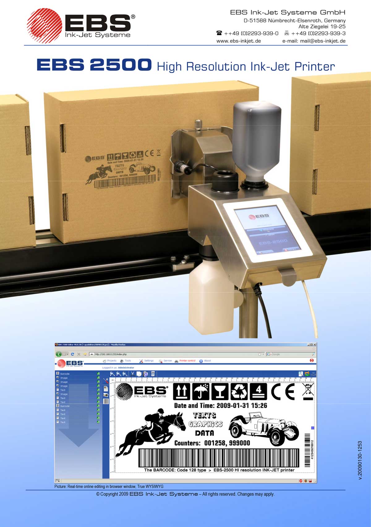 Product Brochures – EBS Inkjet USA